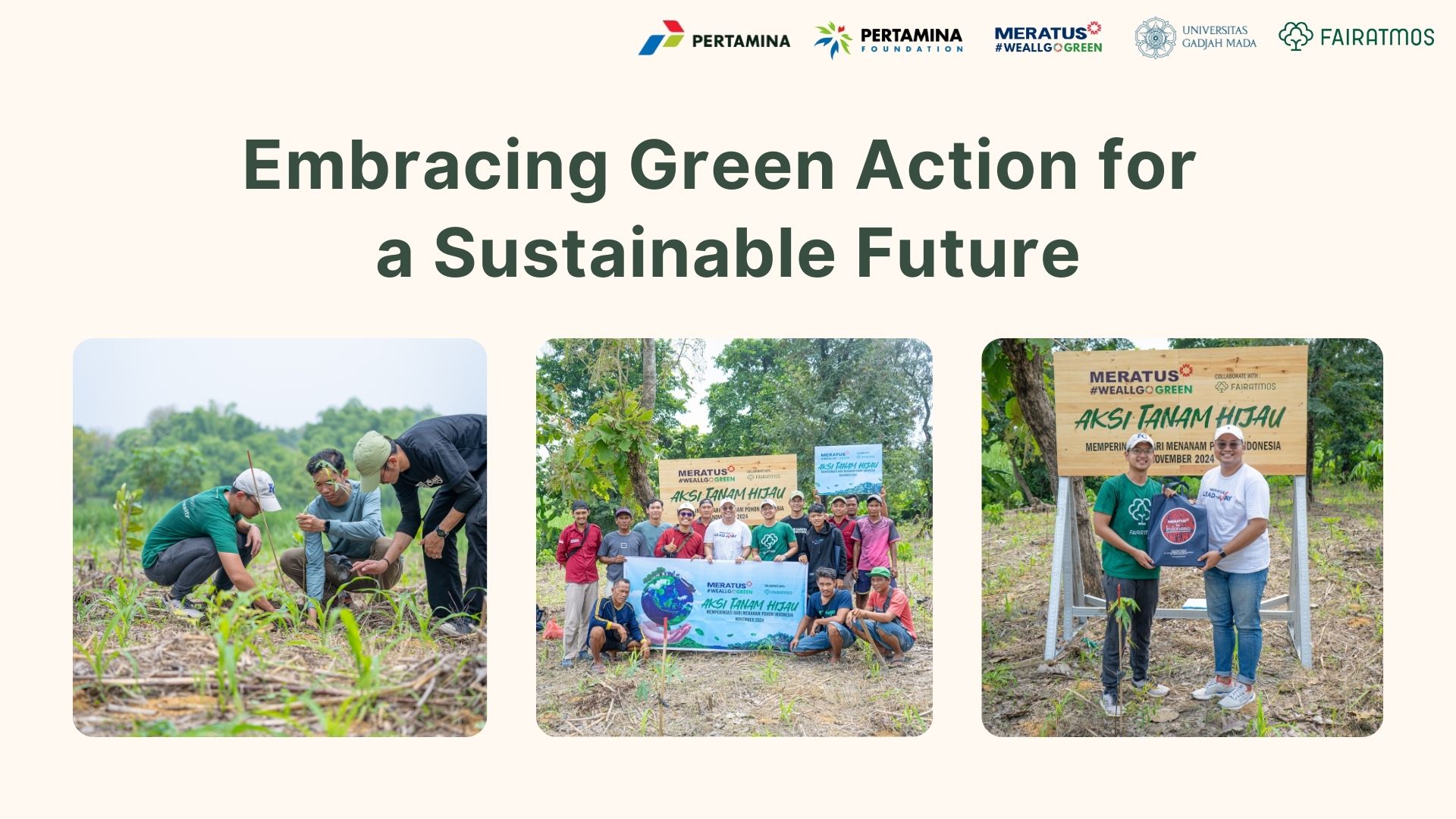 Fairatmos together with Pertamina Foundation & University of Gadjah ...